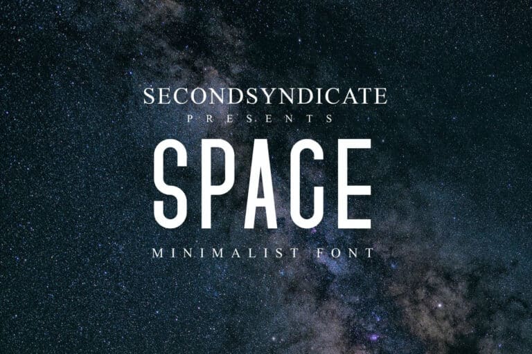 20+ Best Space Fonts for 2023 (Free & Paid)