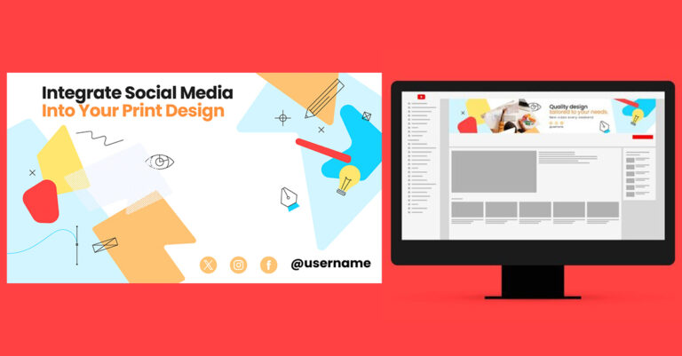 The Art of Integrating Social Media in Print Design