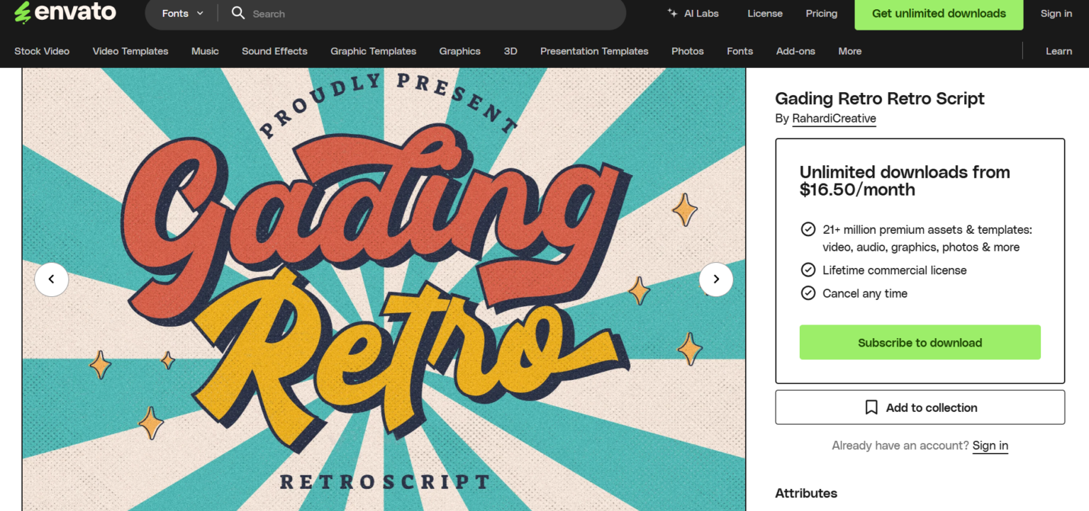 1950s Fonts: Best 50s Retro Styles for Designers