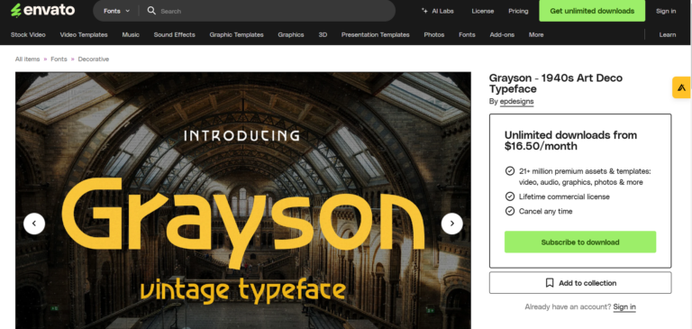 1940s Fonts: Best 40s Style Typography