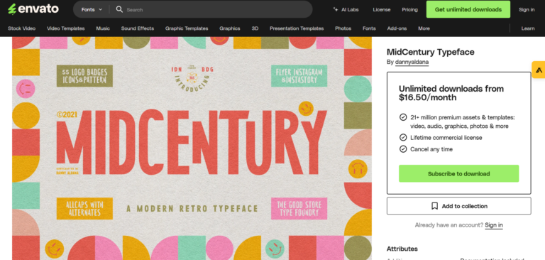 1950s Fonts: Best 50s Retro Styles for Designers